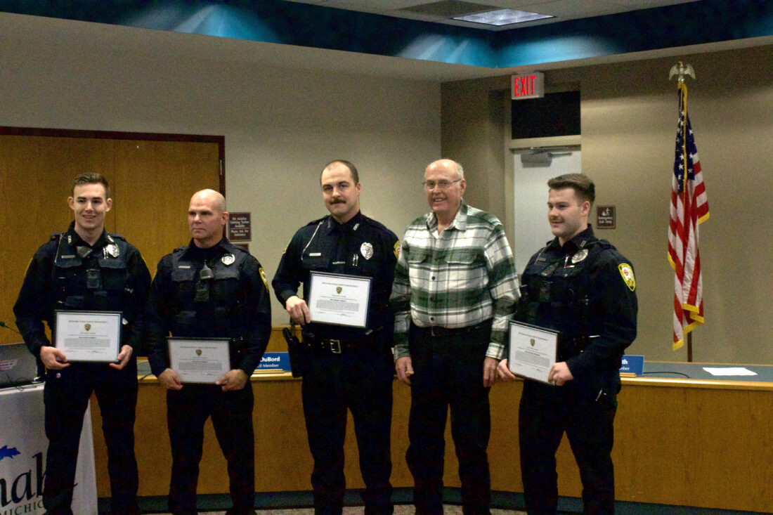Lifesavers honored by Escanaba Public Safety Department | News, Sports ...